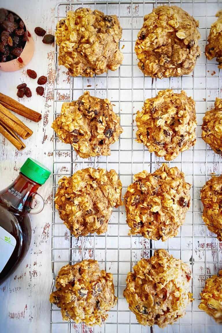 Vegan Oatmeal Raisin Cookies Healthy Easy Oil Free No Sweat Vegan