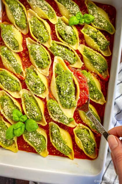 Vegan Stuffed Shells – No Sweat Vegan