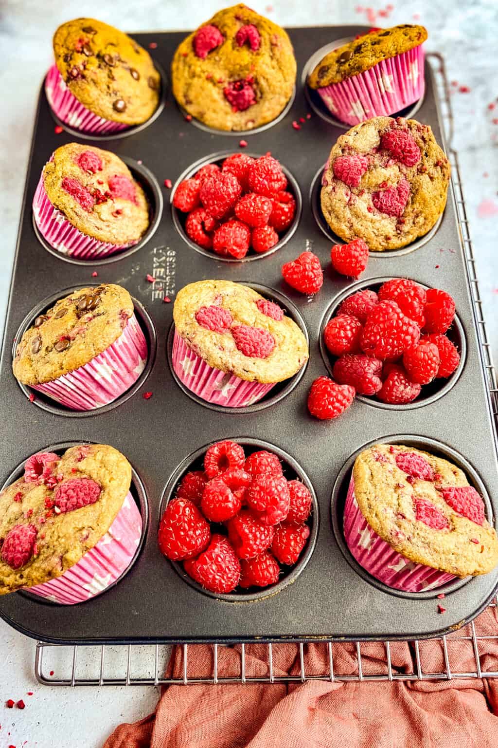 Vegan Raspberry Muffins (Whole Wheat + Oil-Free!) – No Sweat Vegan