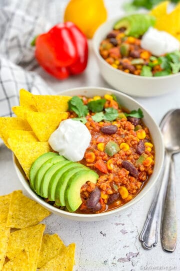 Chili Sin Carne (Vegan Chili) – No Sweat Vegan