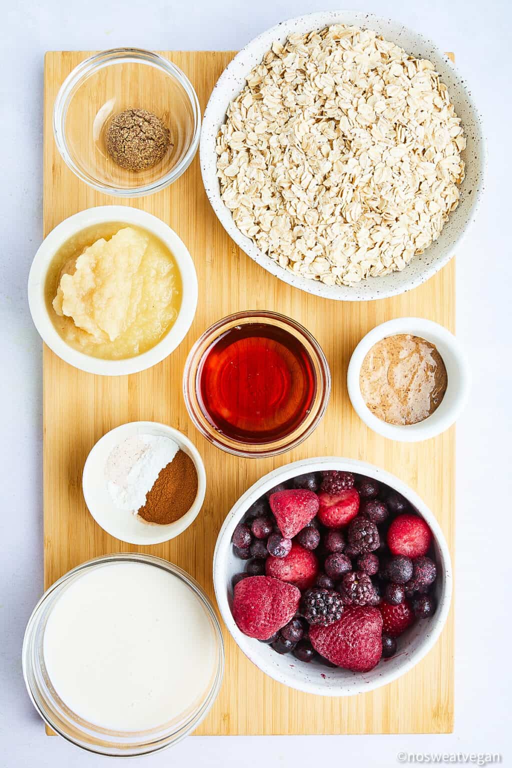 Vegan Baked Oatmeal (No Banana!) – No Sweat Vegan