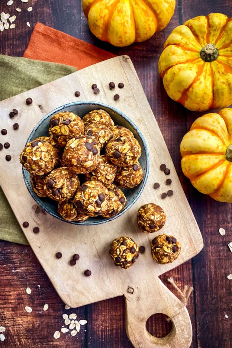 No-Bake Pumpkin Balls (Easy + Vegan!) – No Sweat Vegan
